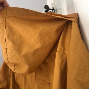 Jackets & Coats | Mustard Utility Jacket With Hoodie | Poshmark